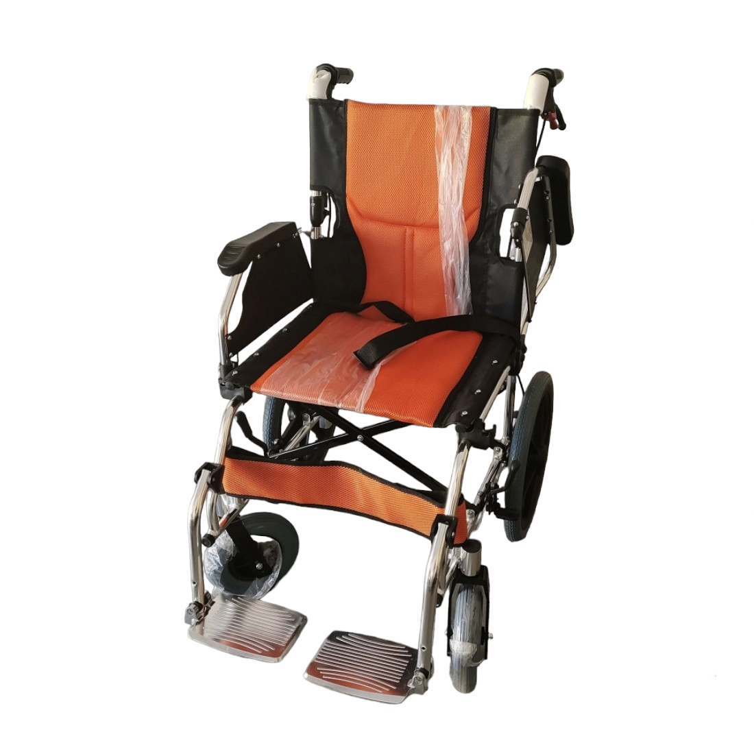 Aluminum Light Weight Compact Foldable Travel Wheelchair with Flip-up ...