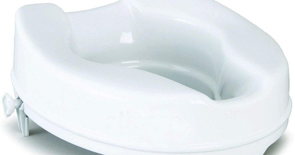 Commode Elevator 4 Inches: Raised Toilet Seat