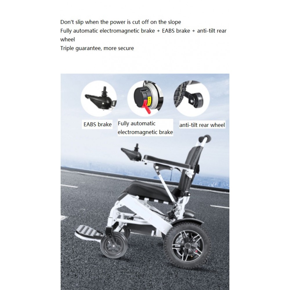 Evox Easy Fold Lightweight Power Wheelchair @ WC 107 84999