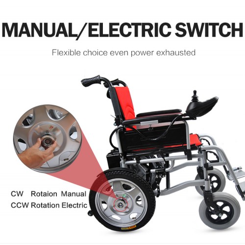 Mobility Electric Power Wheelchair: Motorized Automatic Chair Scooters
