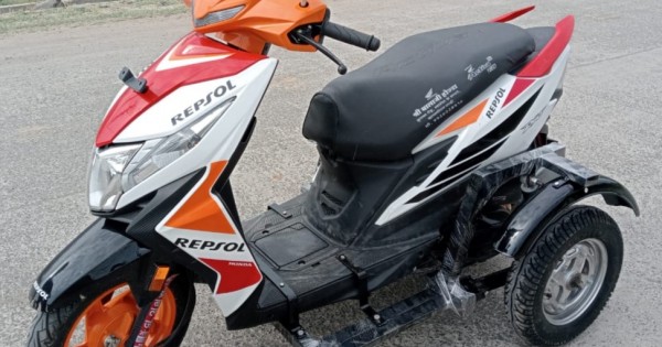 HONDA DIO BS6 Compact Side Wheel Attachment Kit