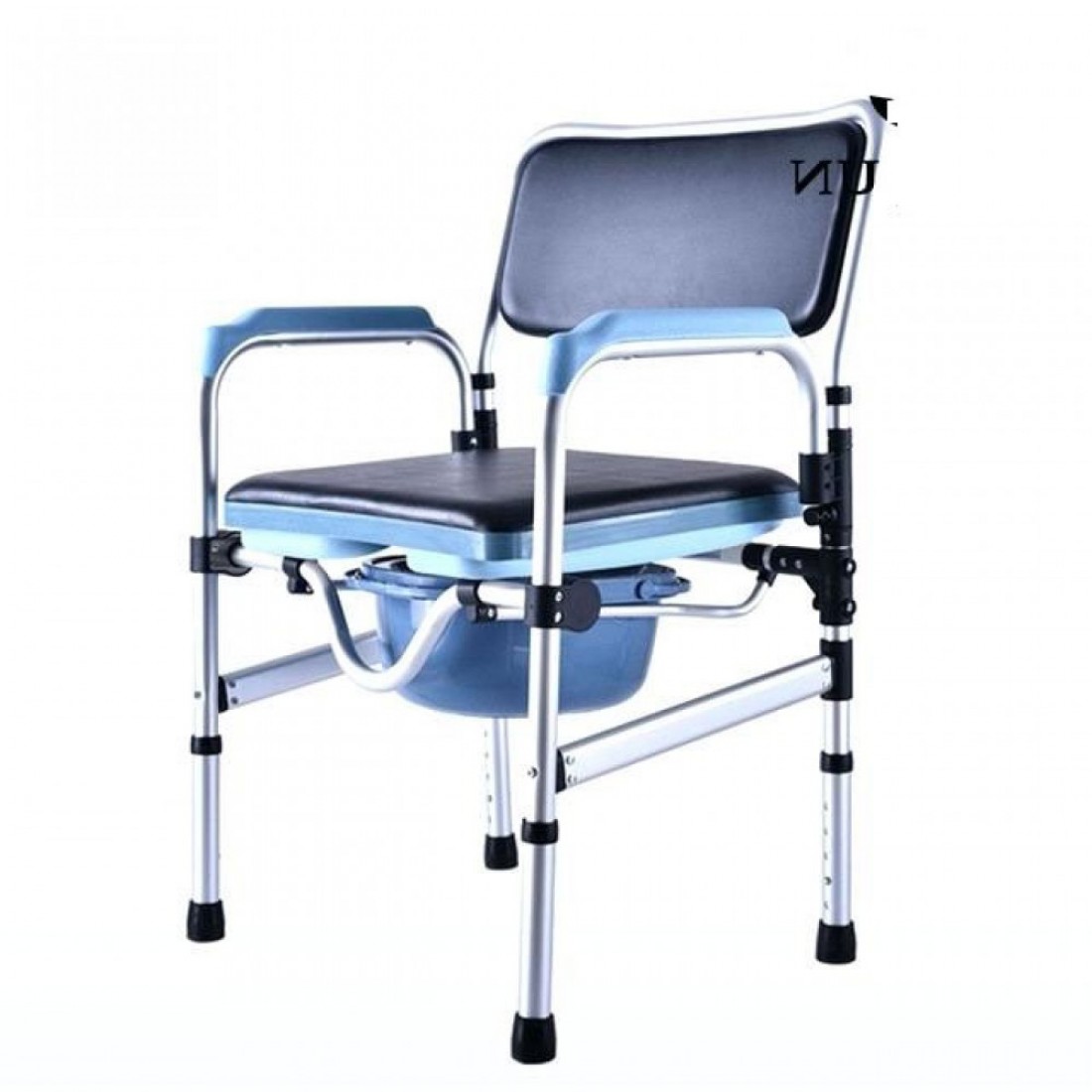 Lightweight Folding Aluminum Shower Commode Wheel Chair