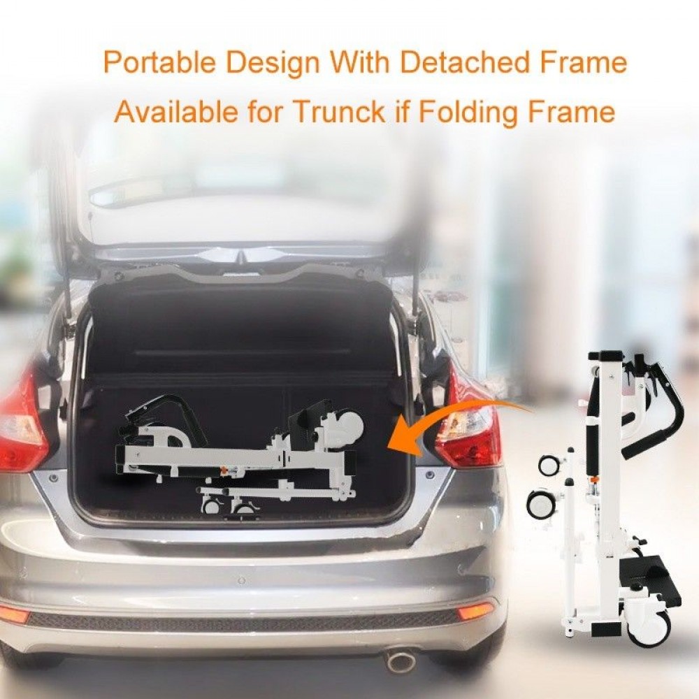 Mobilitykart Fast Assembled Hydraulic Patient Lift & Transfer Wheelchair