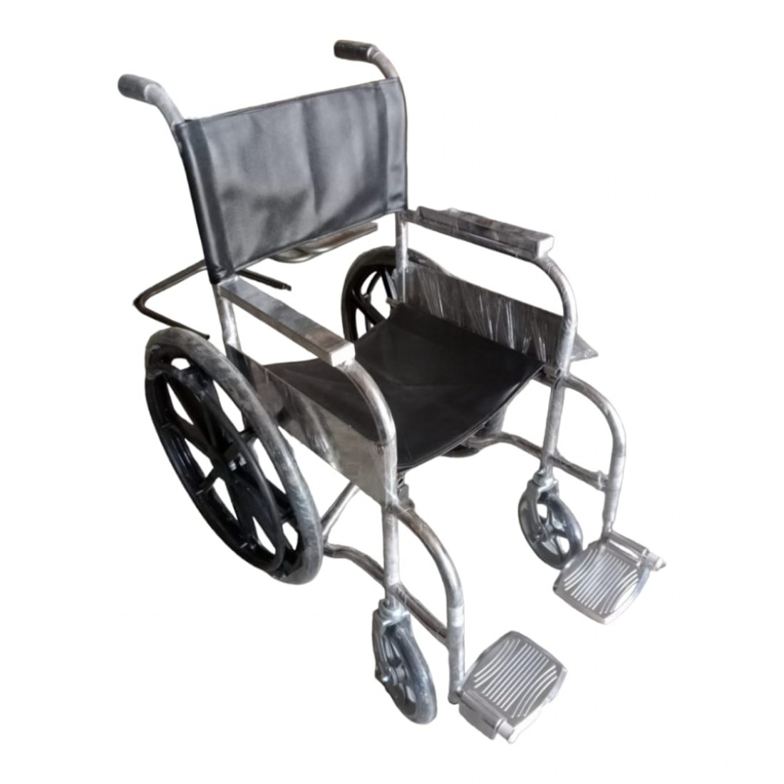 Mobility Kart SS Stainless Steel Foldable Wheelchair