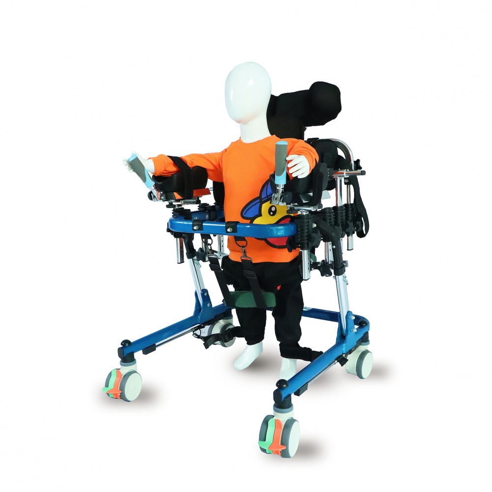 Multifunction Adjustable CP Walker with Seat Headrest and Leg Support ...