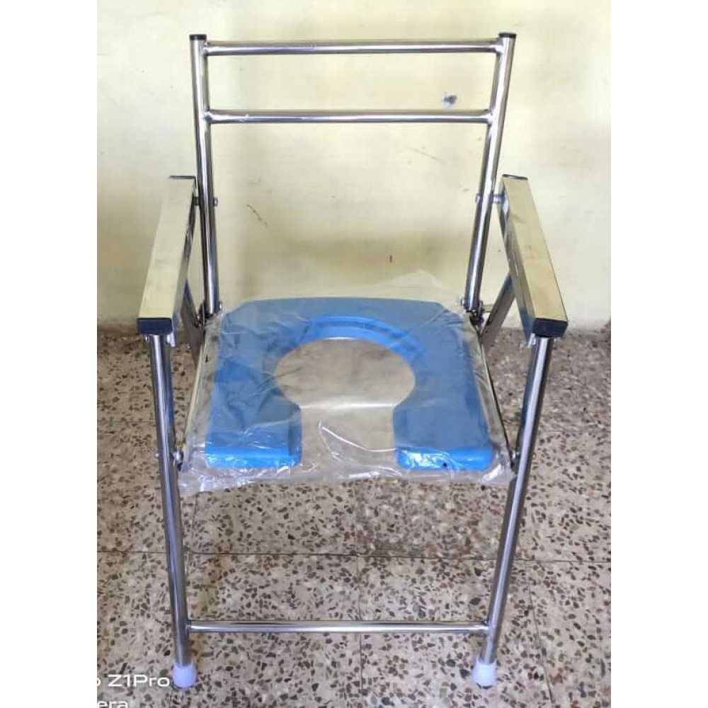 Stainless Steel (SS) Comfortable Commode Chair @ Rs 2499 SS Folding ...
