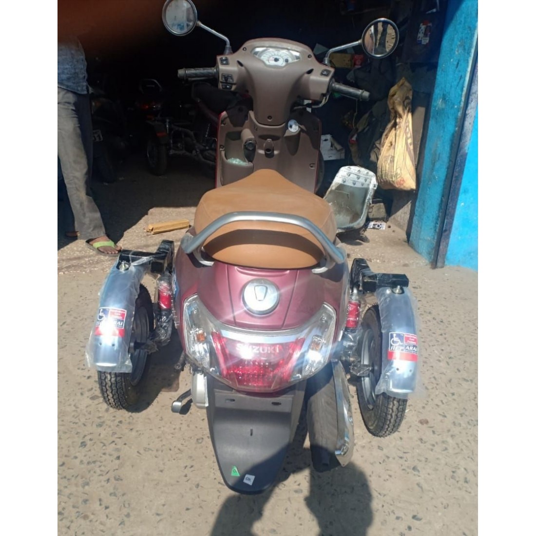 Suzuki Access 125 Compact Side Wheel Attachment Kit @ 10999 All Model