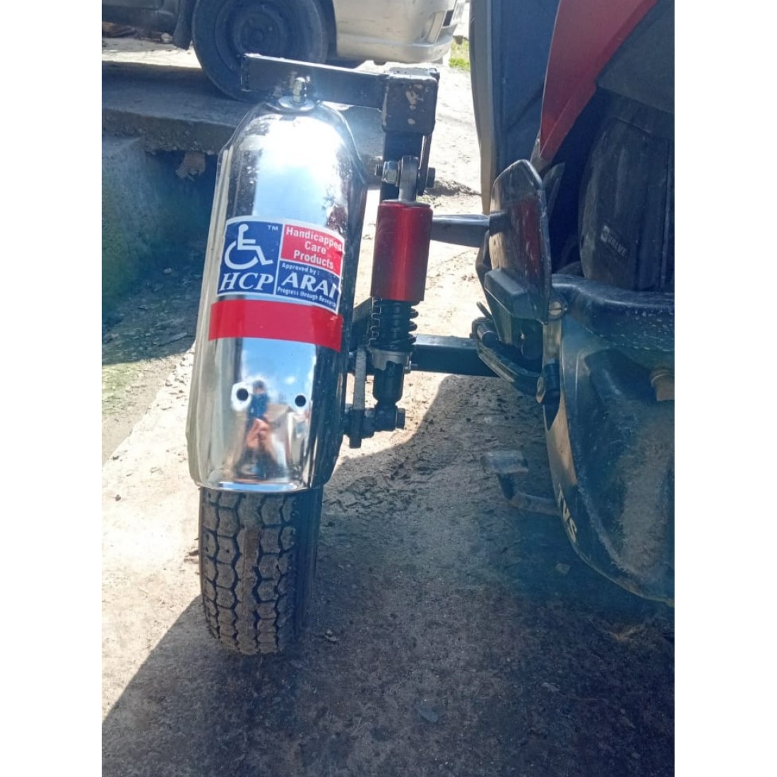 TVS NTORQ 125 CC Compact Side Wheel Attachment Kit
