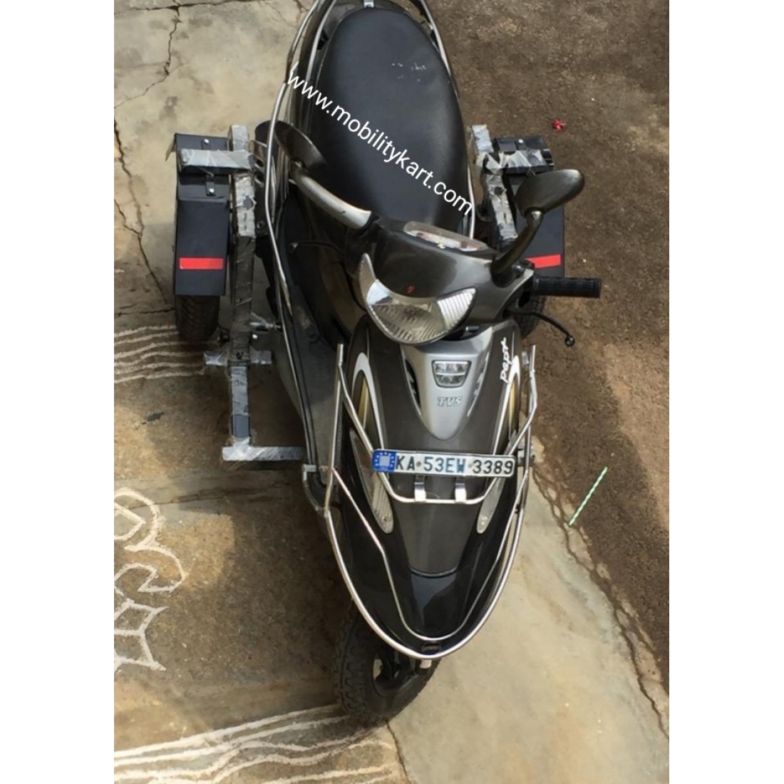 Scooty Pep Plus BS6 Compact Side Wheel Attachment Kit