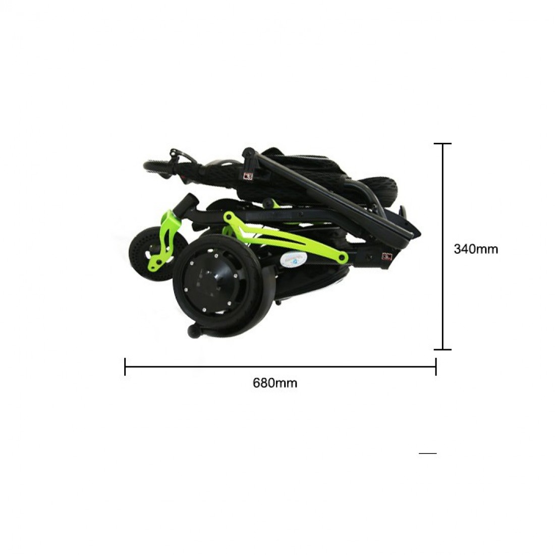 Ultralight Portable Compact Folding Easy to Carry Airplane Power Wheelchair