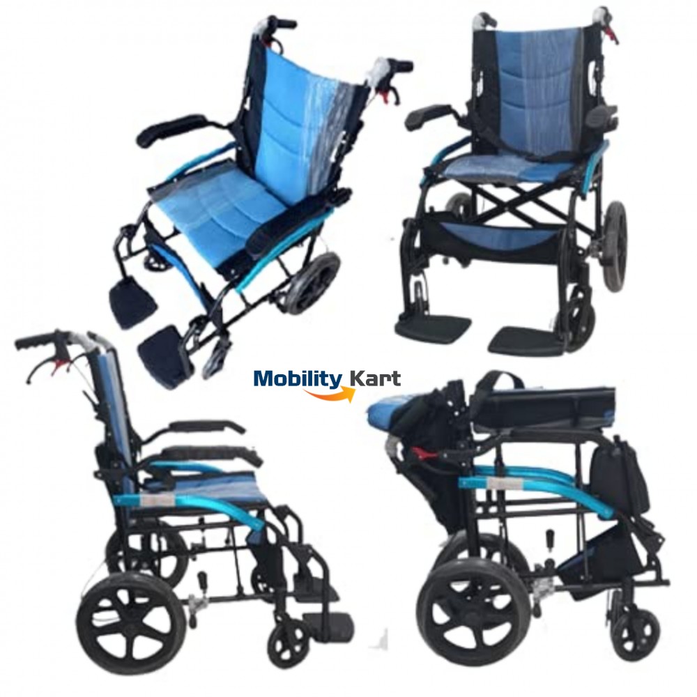Ultralight Wheelchair with Flip-up Armrest & Footrest