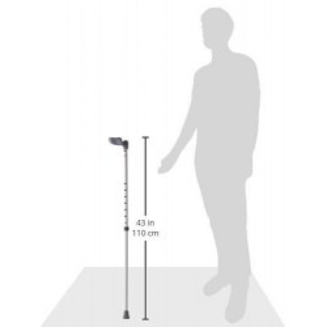 Vissco Black Magic Walking Stick - Universal